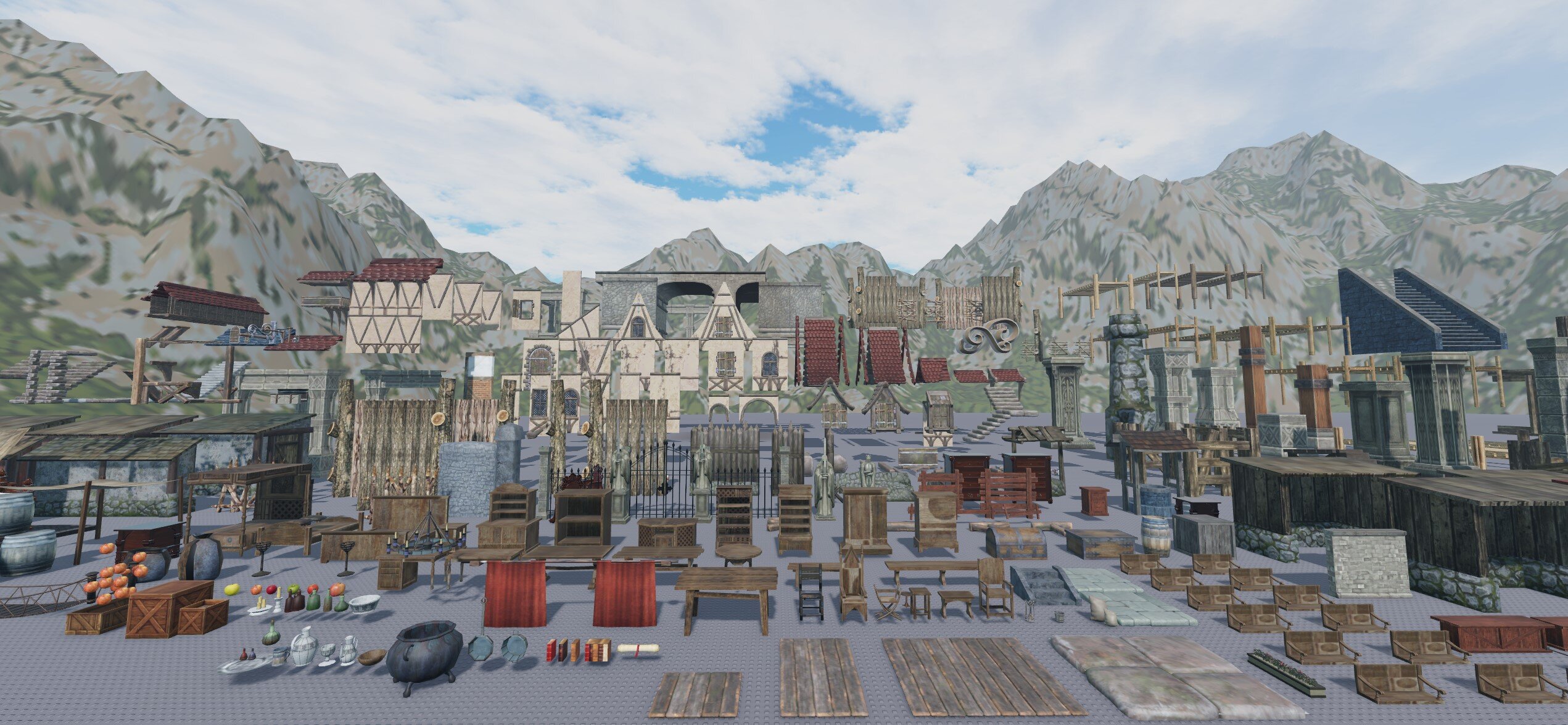 Medieval Roblox Assets Props Pack | BuiltByBit