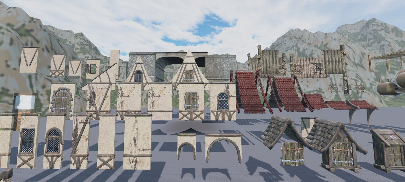 Medieval Roblox Assets Props Pack | BuiltByBit