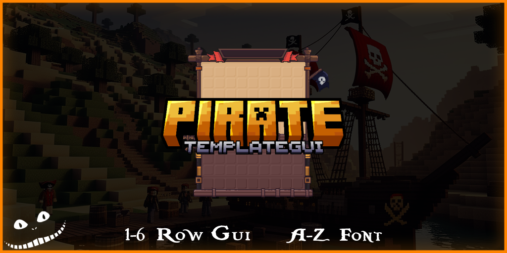 Pirate GUI Template 1-6 Rows v2 | BuiltByBit