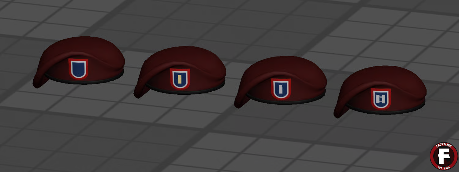 US | Frontline 82nd Airborne rank berets | BuiltByBit
