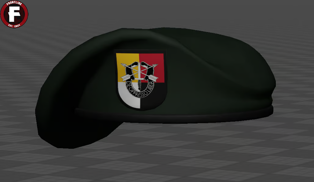 US | Frontline 3rd SFG rank berets | BuiltByBit