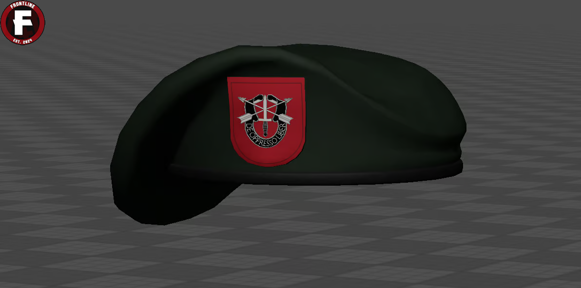 US | Frontline 7th SFG rank berets | BuiltByBit