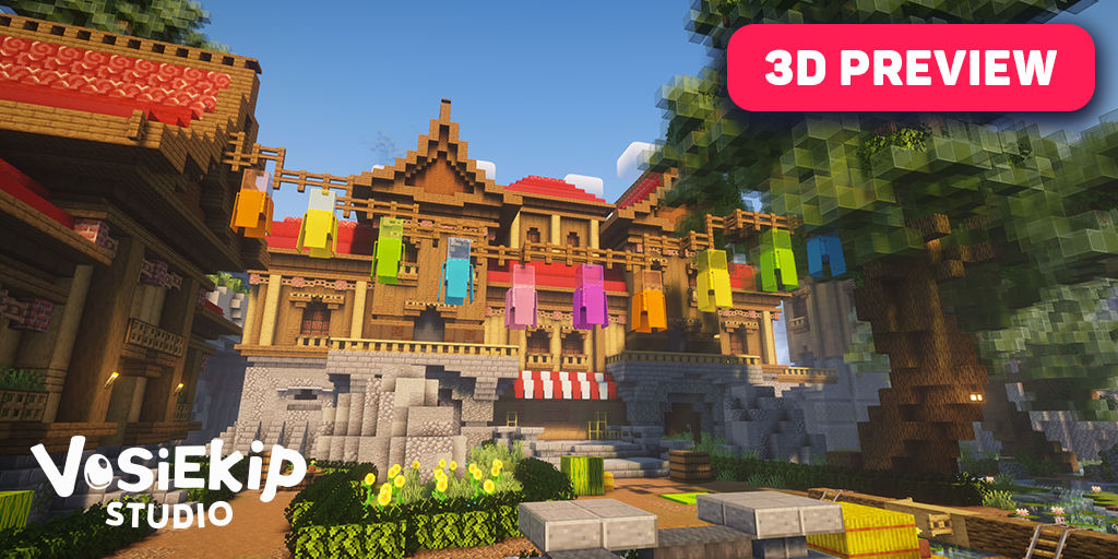 Spawn - Party village | BuiltByBit