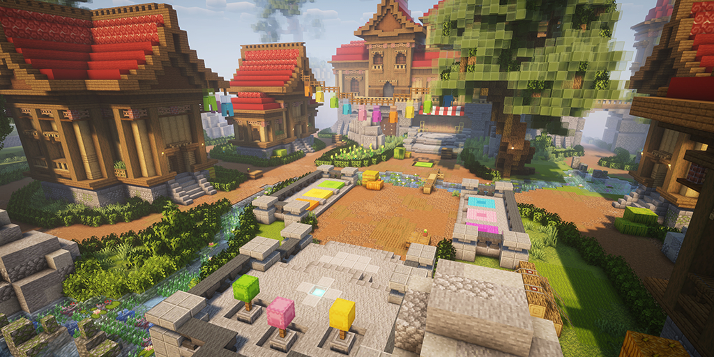 Spawn - Party village | BuiltByBit