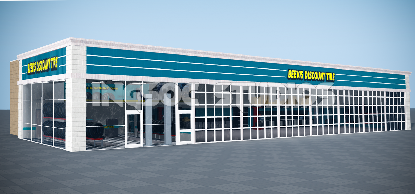 Beevis Tire Shop | BuiltByBit