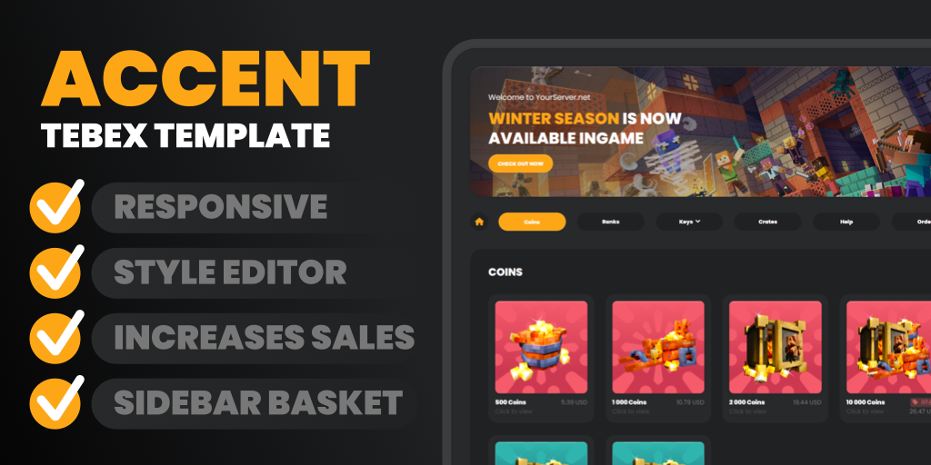 Accent Tebex Template | BuiltByBit