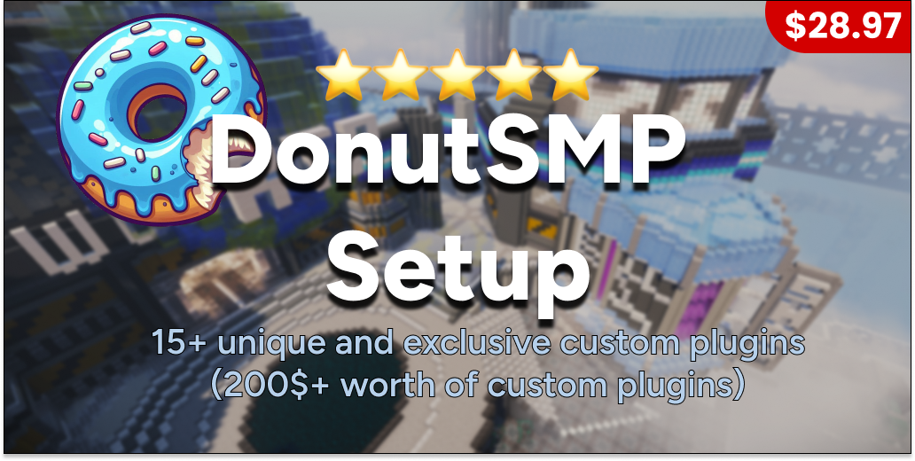 DonutSMP Setup | Exclusive Clone 25 OFF | BuiltByBit