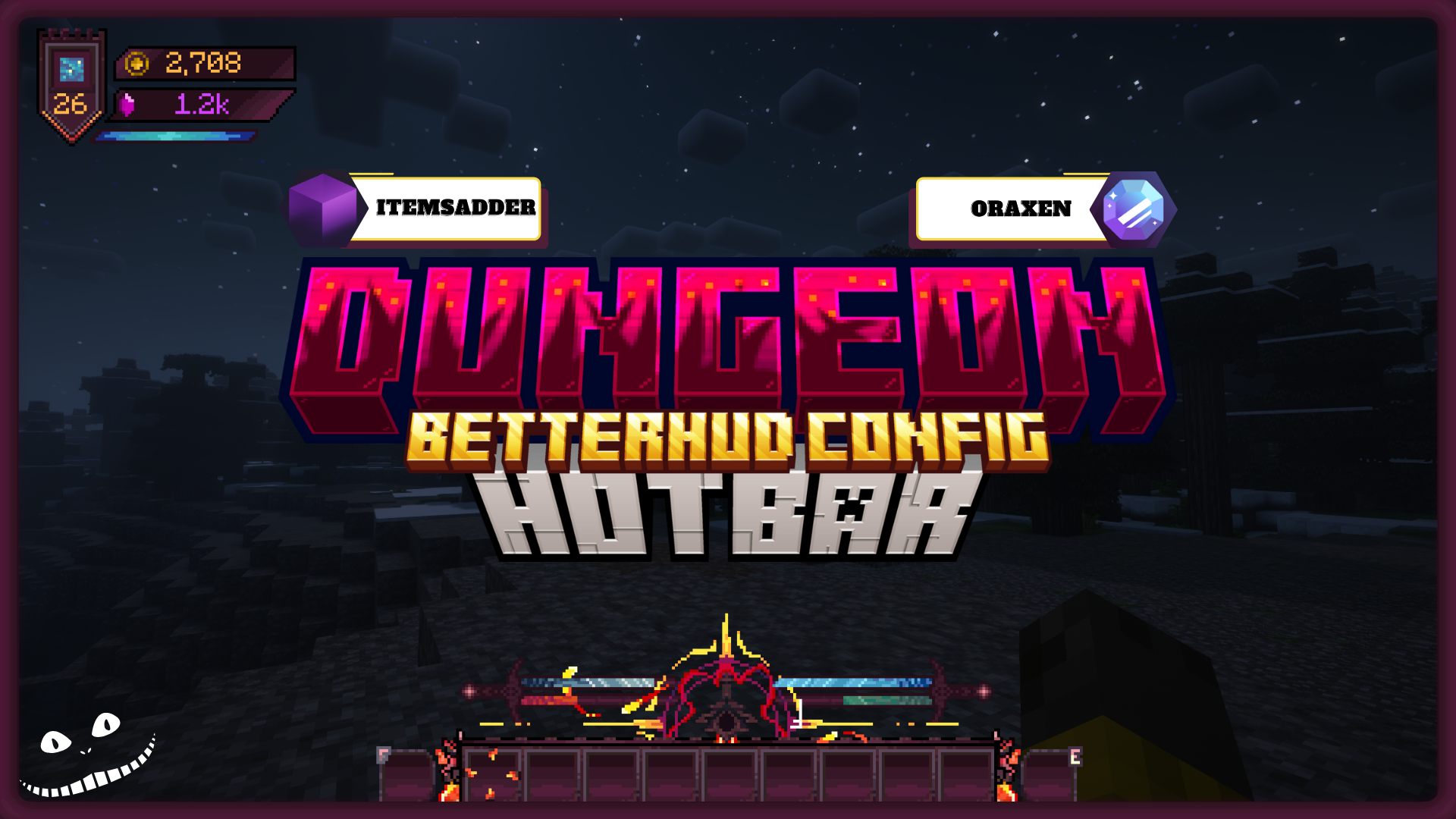 Dungeon Hotbar | Animated | IA/Oraxen | BuiltByBit