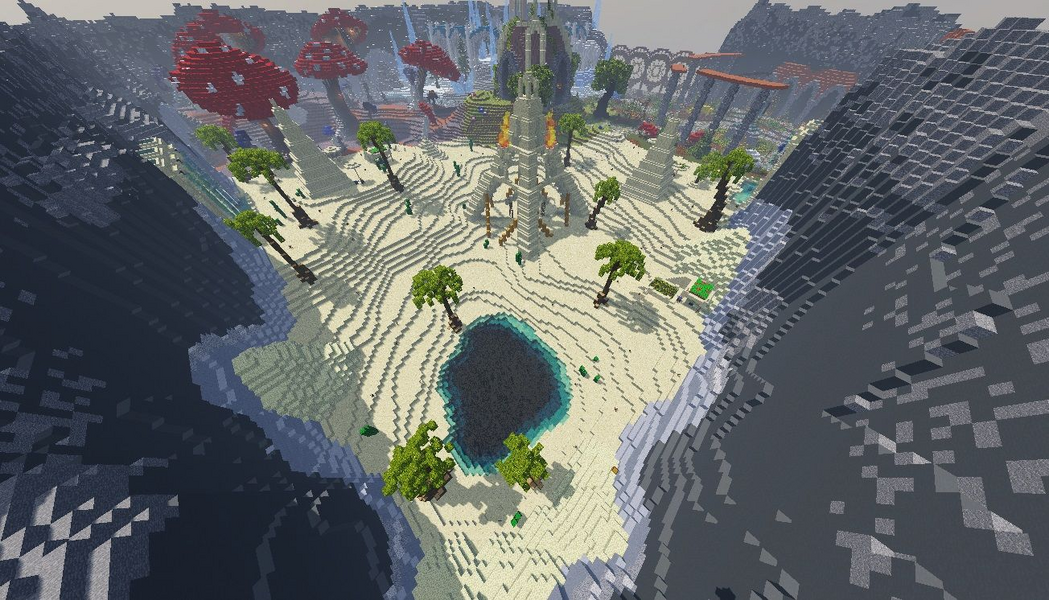 4 THEMES FullPvP - KitPvP Map | BuiltByBit