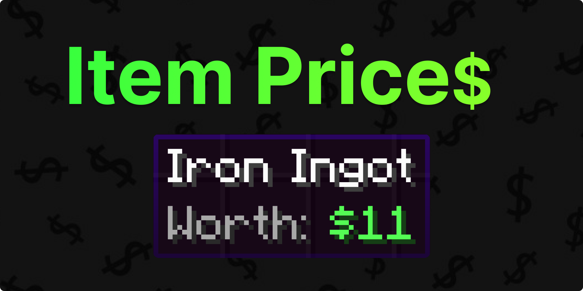 ItemPrices | Display prices on tooltips | BuiltByBit