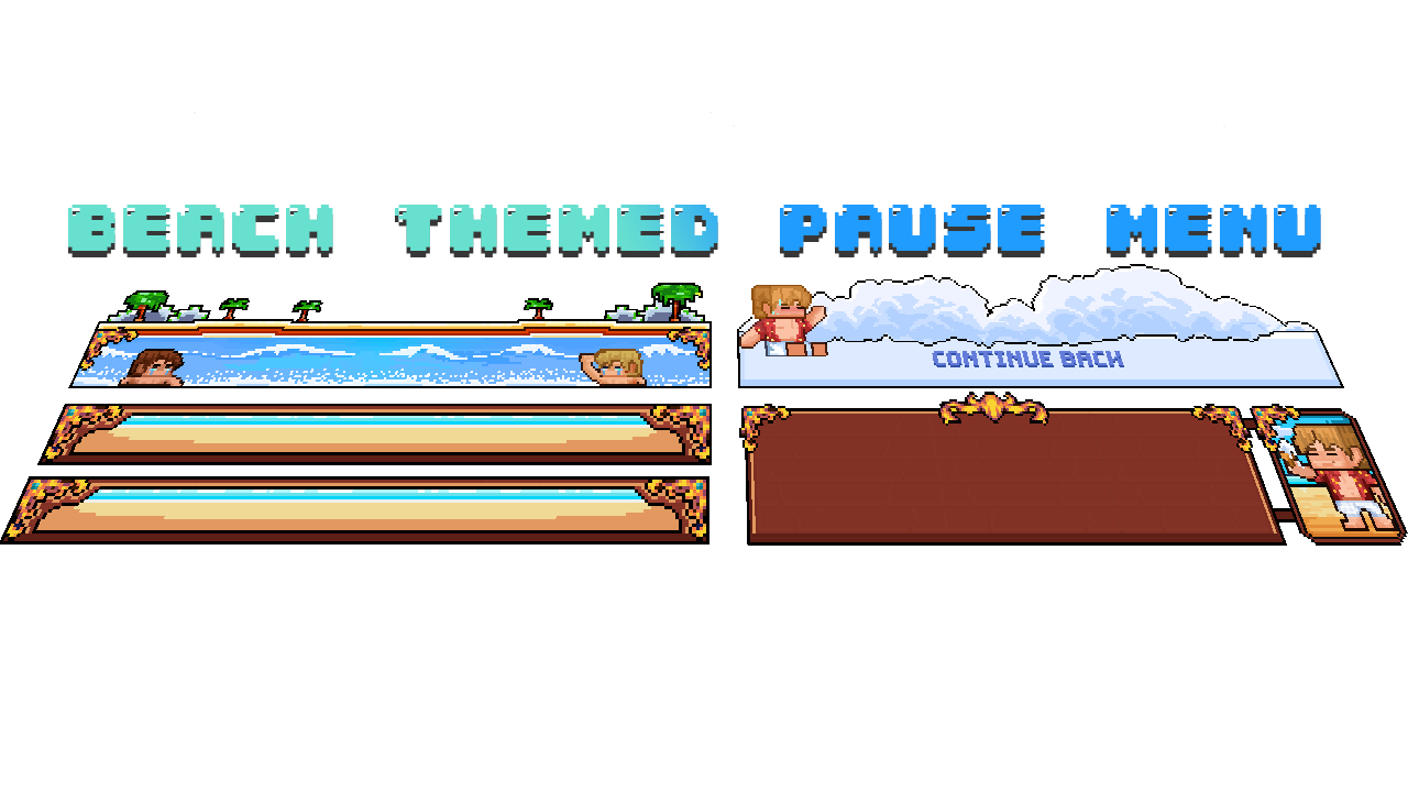 Beach Themed ESC Menu | BuiltByBit