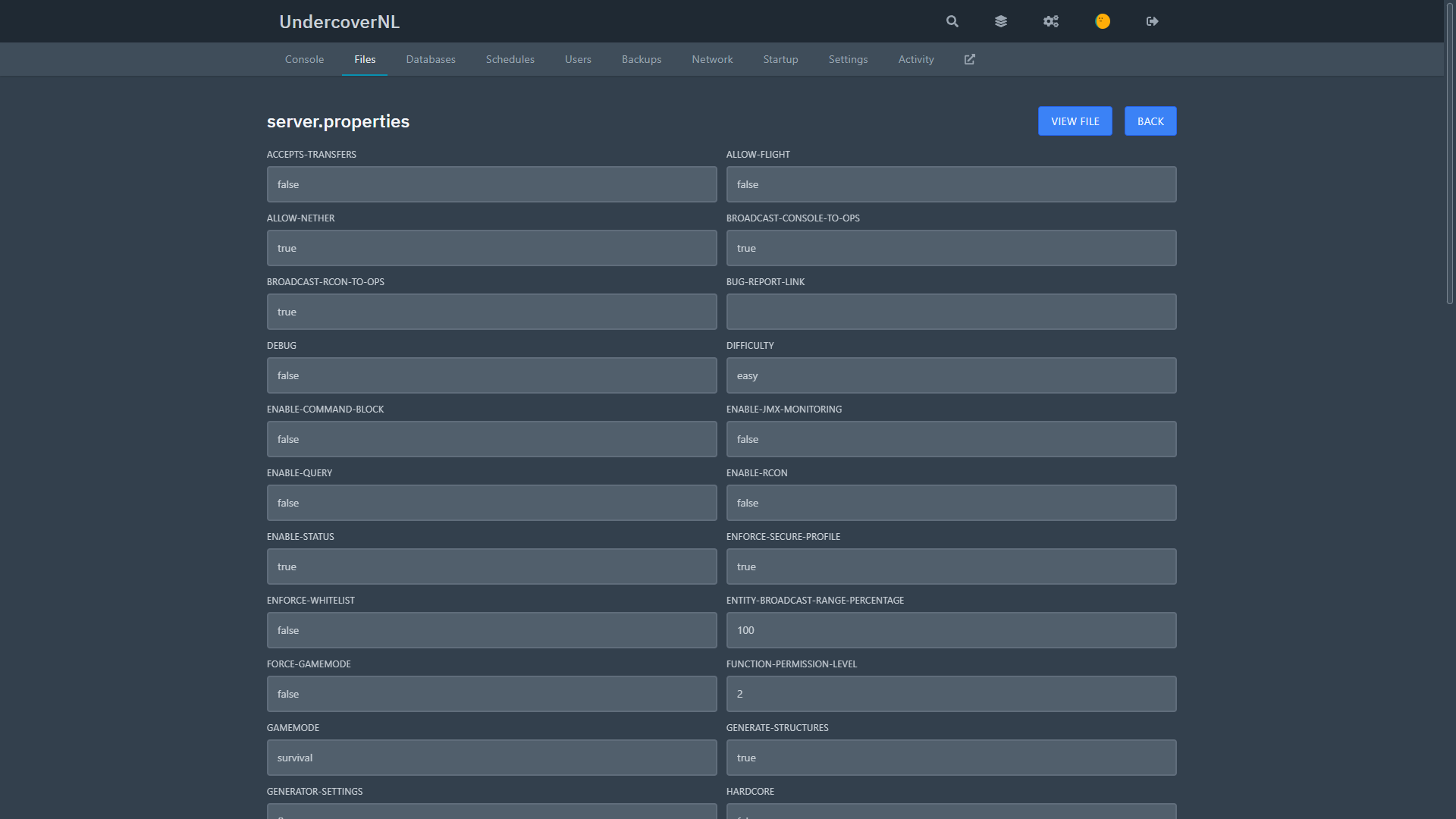 Pterodactyl v1 Addon - Config Editor | BuiltByBit
