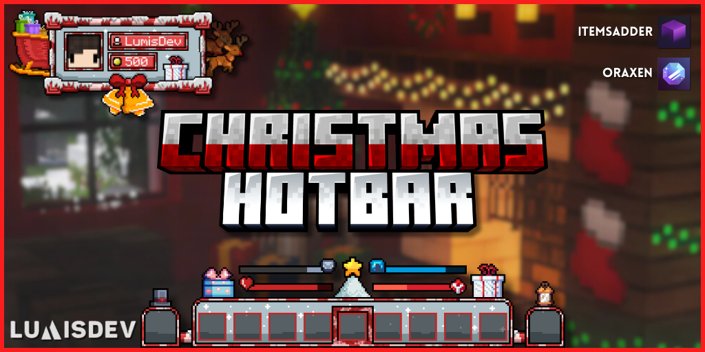 Christmas Hotbar | Animated | BuiltByBit