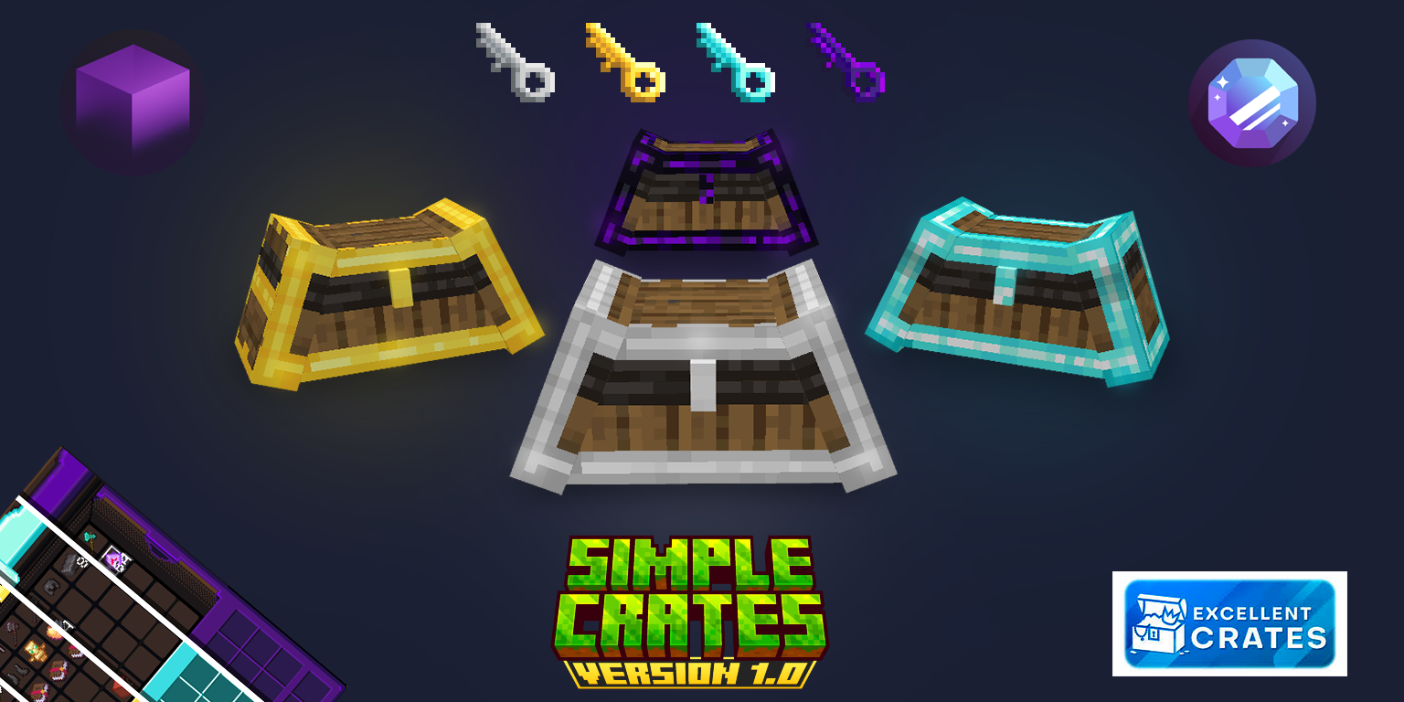 Simple Crates pack | keys | GUI | BuiltByBit