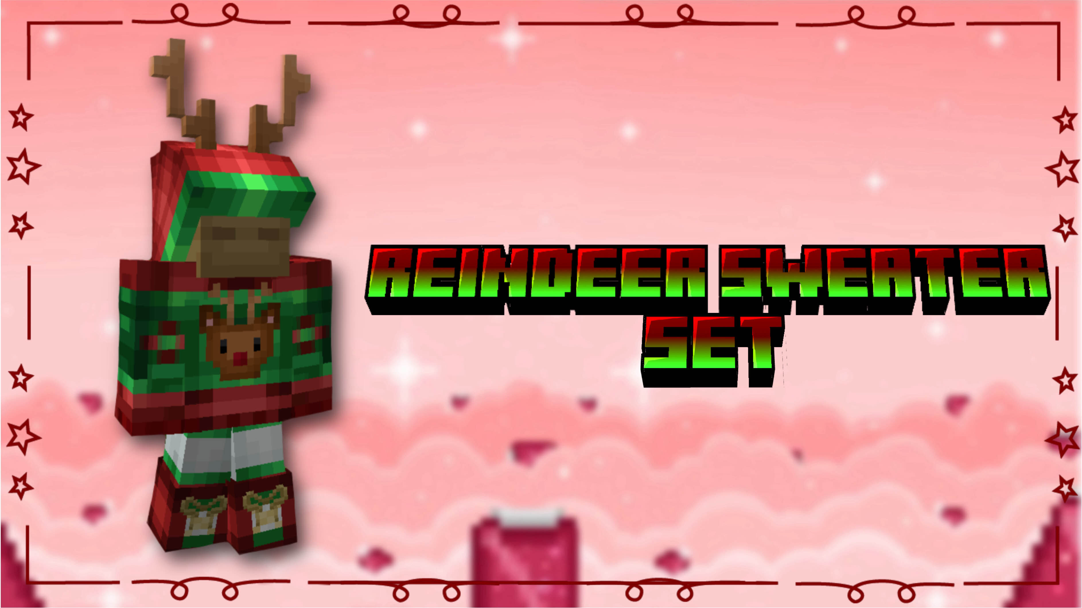 Bif's Reindeer Sweater Set | BuiltByBit