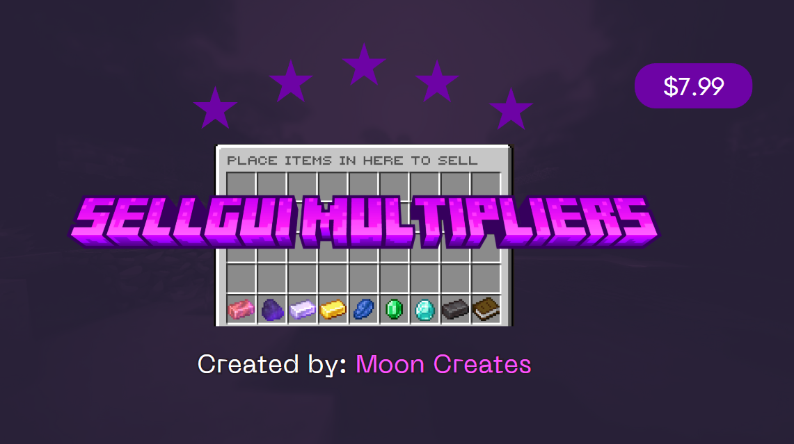 SellGui Multipliers | BuiltByBit