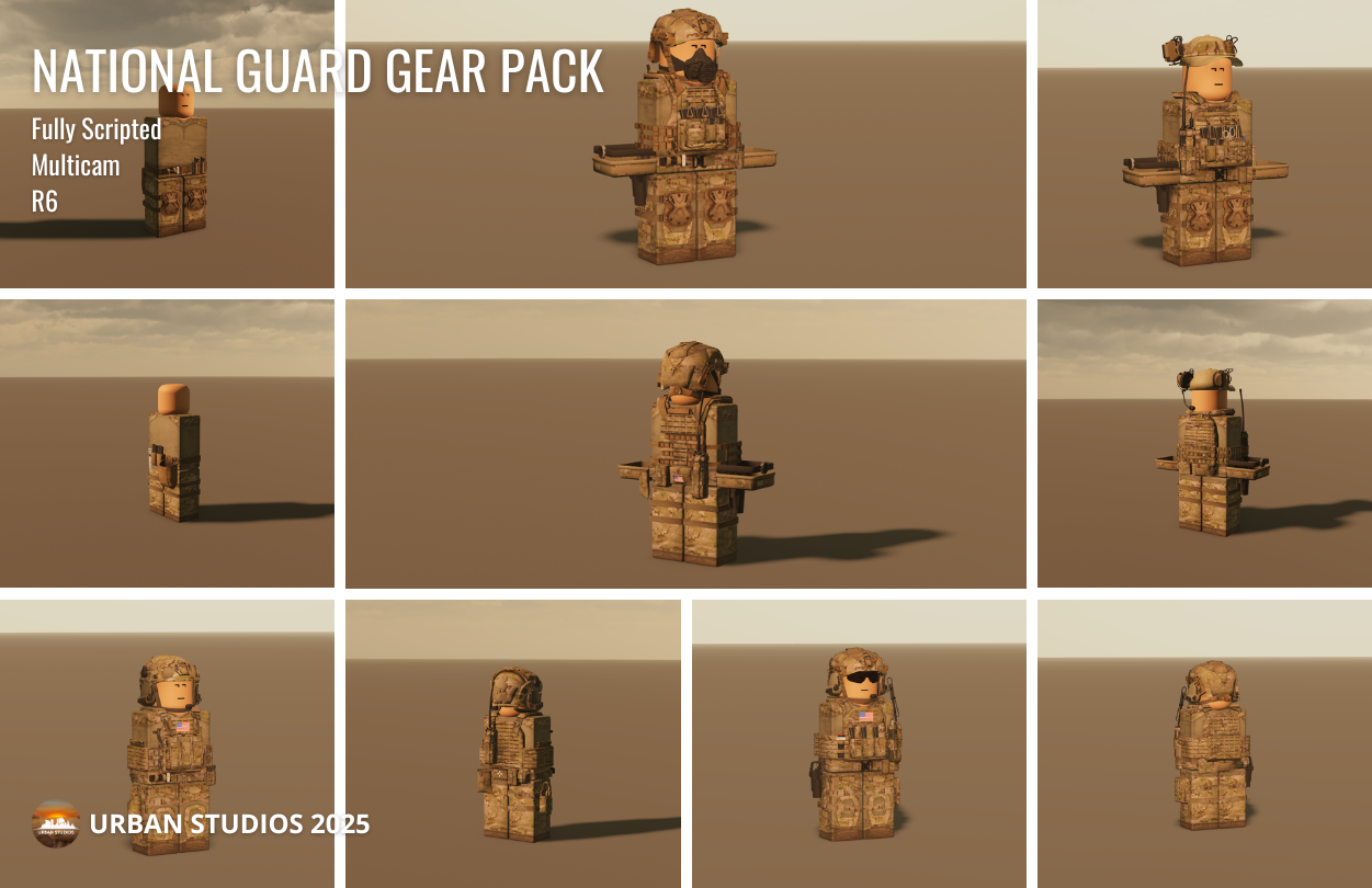 National Guard Gear Pack | BuiltByBit