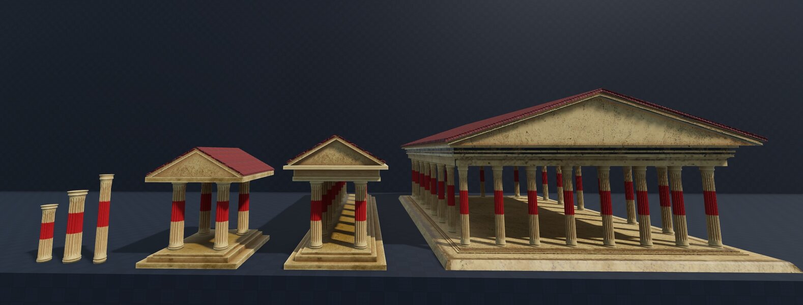 Roman Building Pack Roblox | BuiltByBit