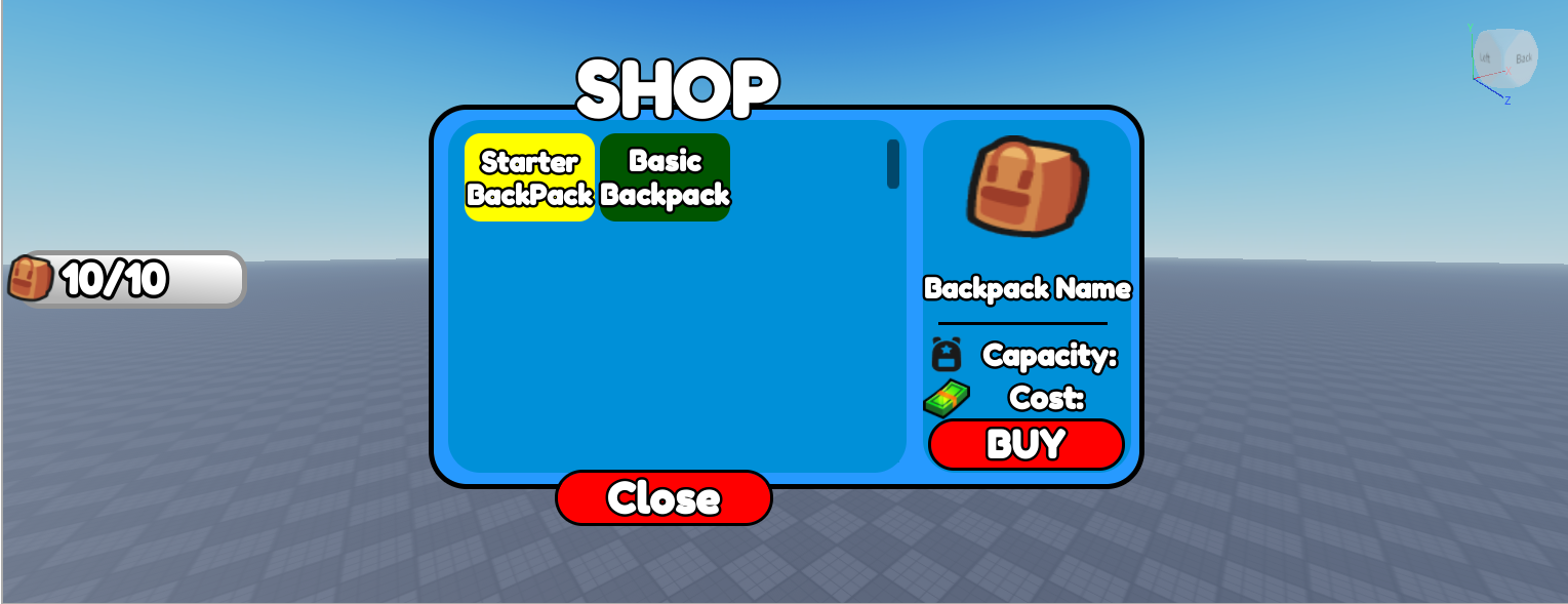 Simulator Backpack Capacity System V1 | BuiltByBit