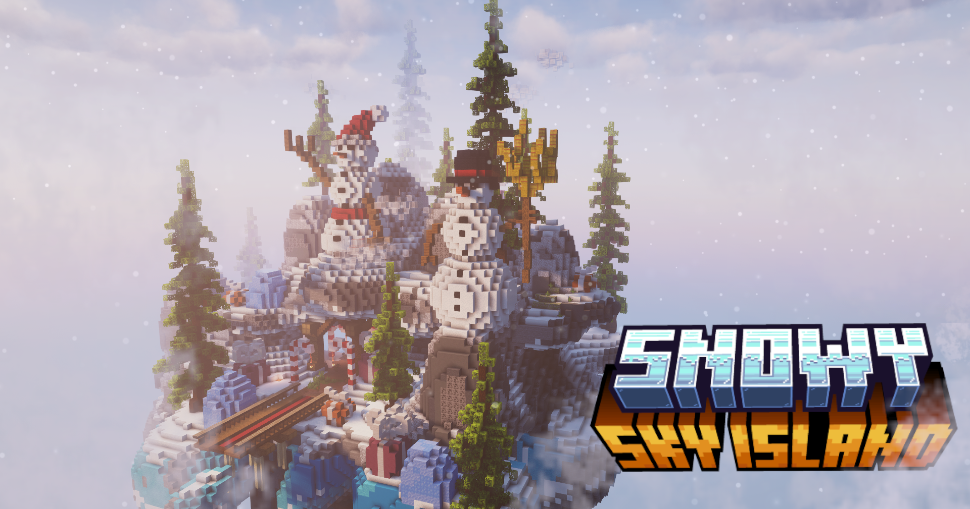 Snowy Sky Island | BuiltByBit