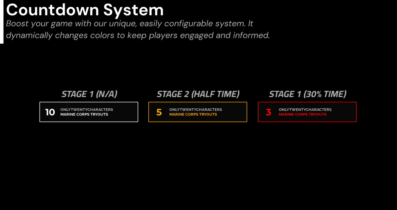 Countdown System | BuiltByBit