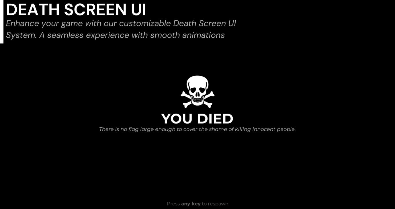 Death Screen System V2 | BuiltByBit