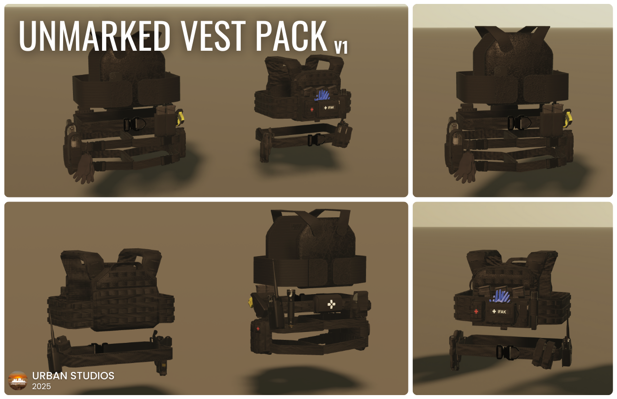 Unmarked Vest Pack v1 | BuiltByBit