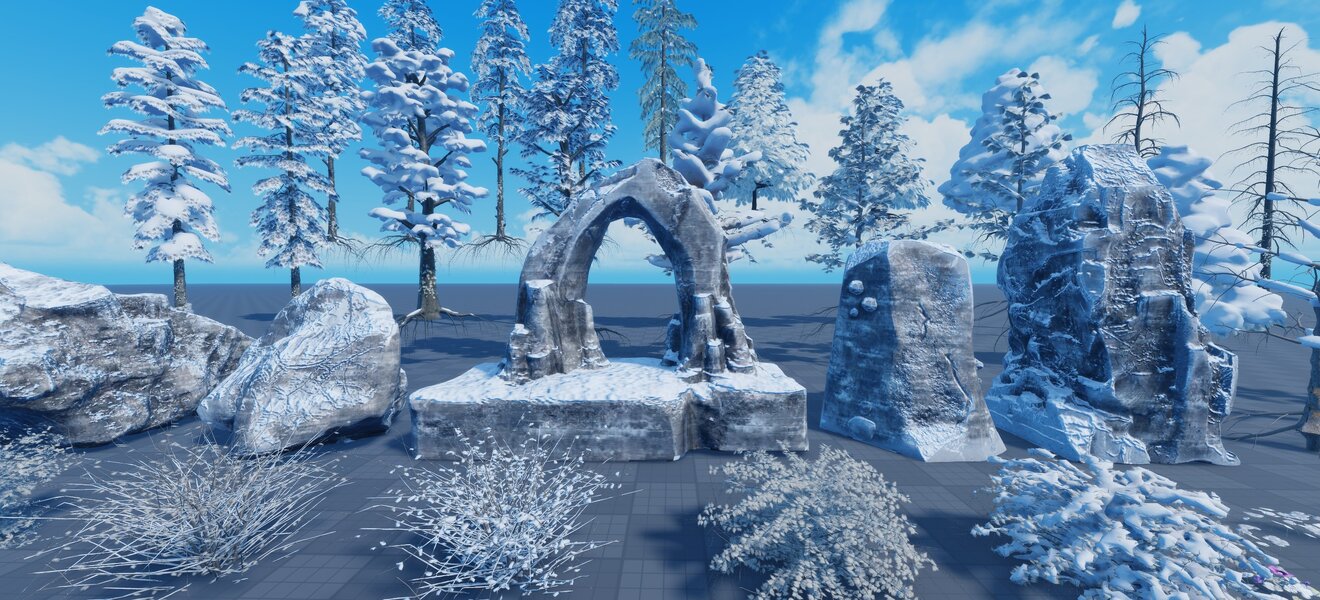Realistic Winter Roblox Nature Pack | BuiltByBit