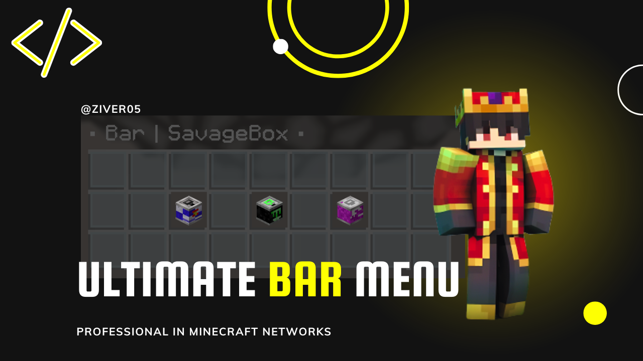 Ultimate Bar Menu | DeluxeMenu Config | BuiltByBit