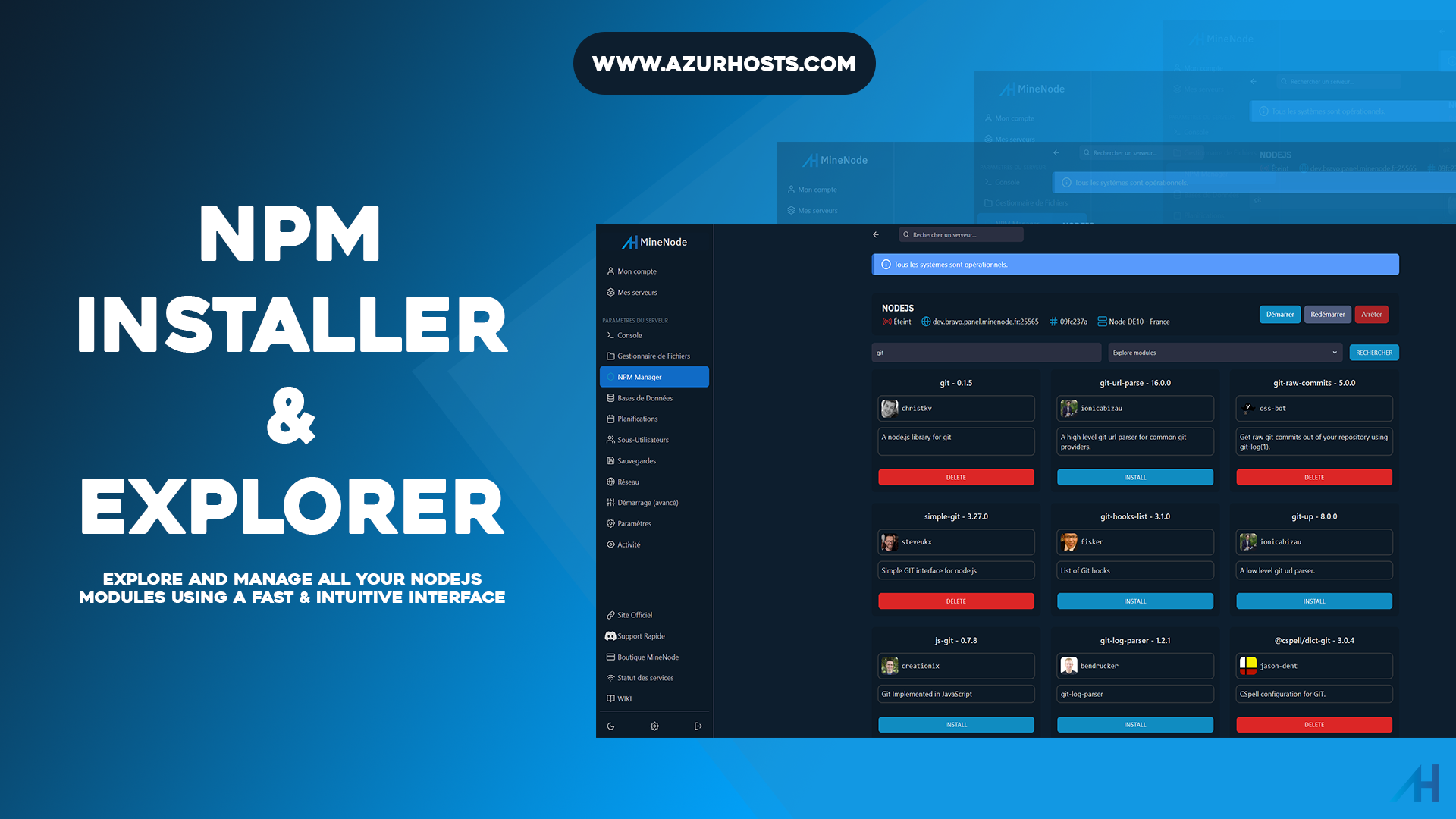 NPM Explorer & Installer for Pterodactyl | BuiltByBit