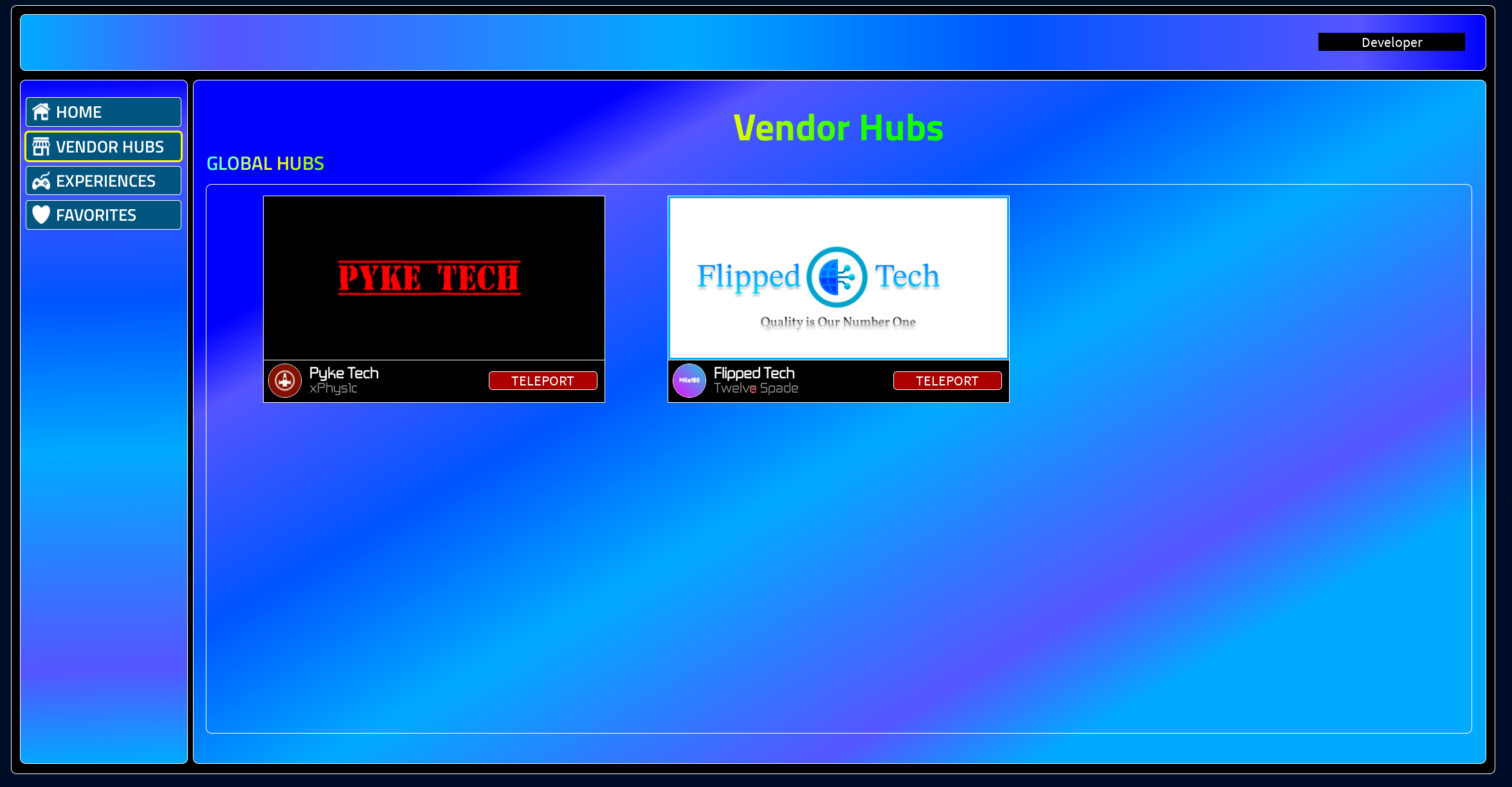 Hub System | Twelve Spade | BuiltByBit