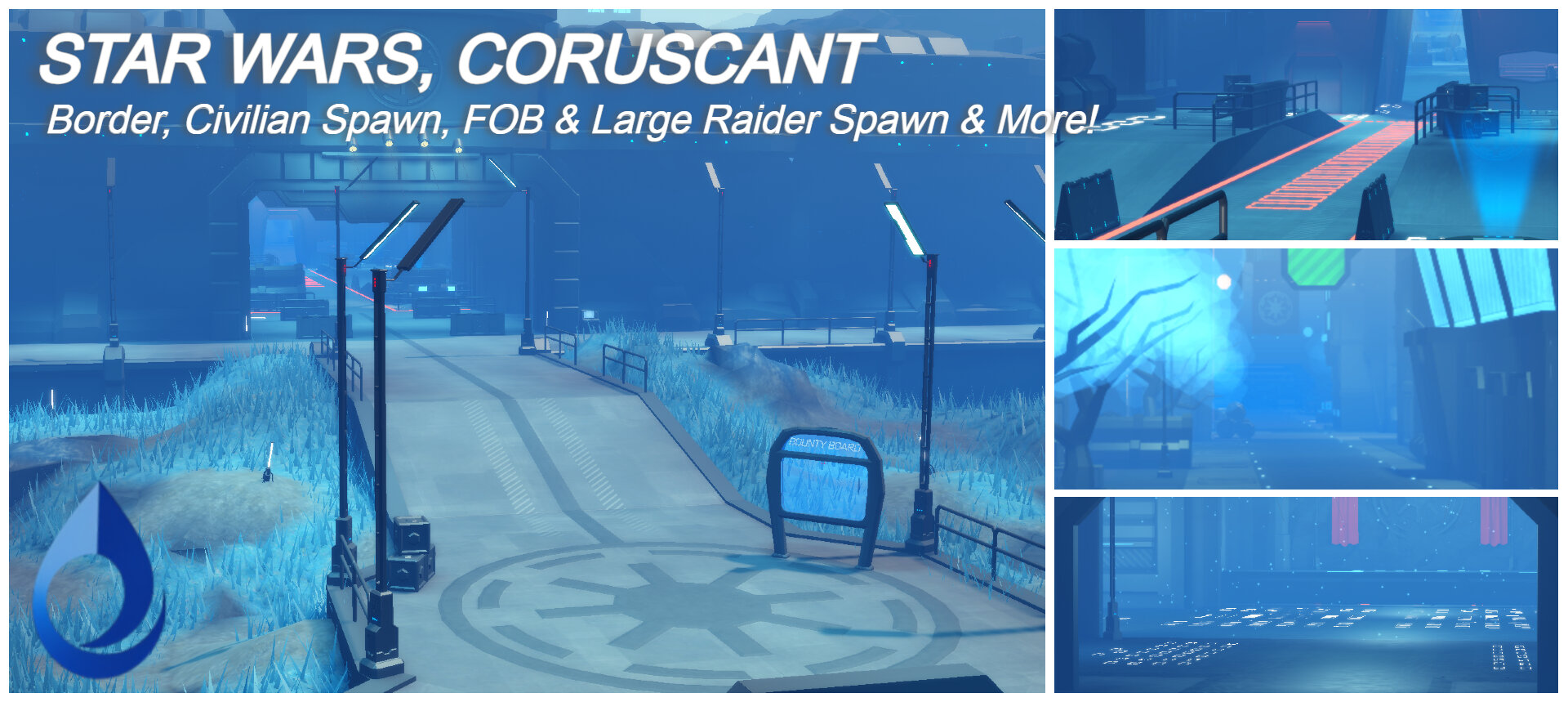 Coruscant Border Map | BuiltByBit