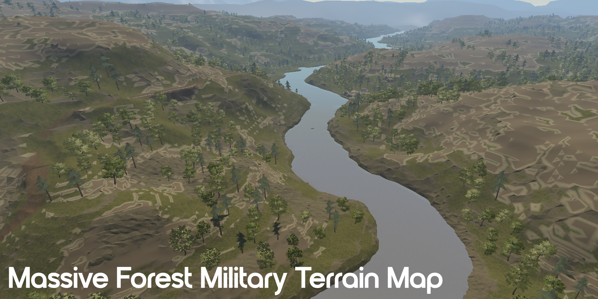 Massive Forest Military Terrain Map | BuiltByBit