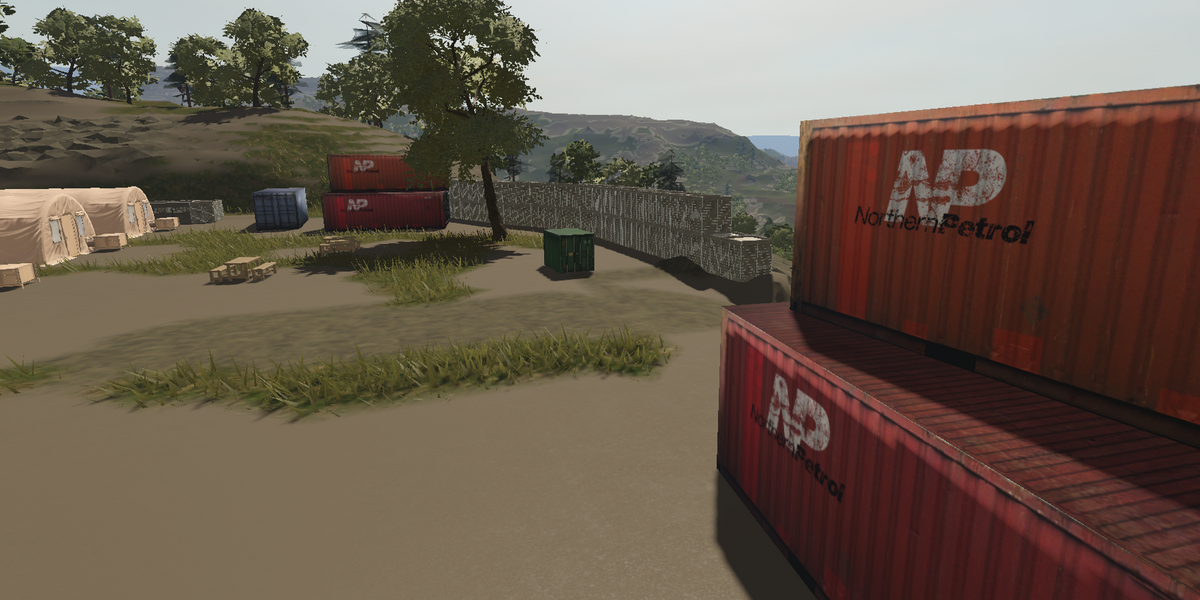 Massive Forest Military Terrain Map | BuiltByBit