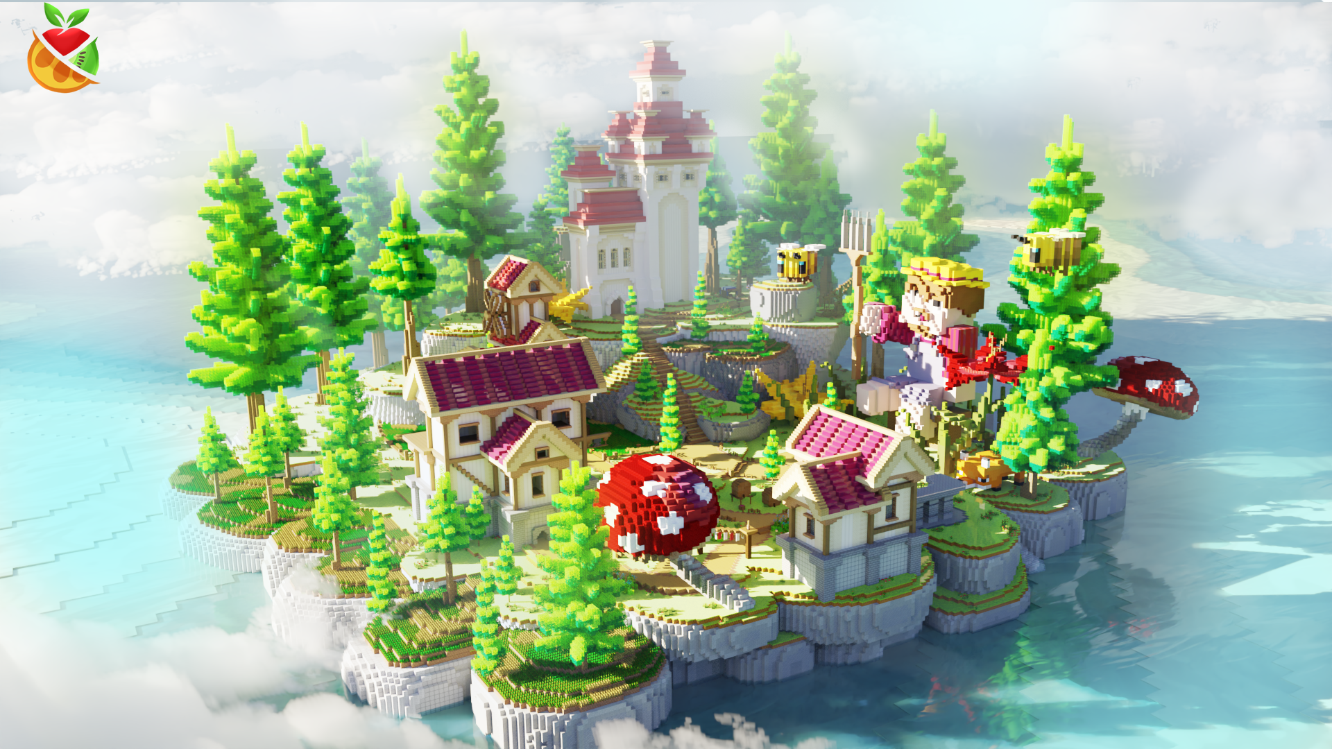 Red Castle Themed Lobby - 300x350 | BuiltByBit