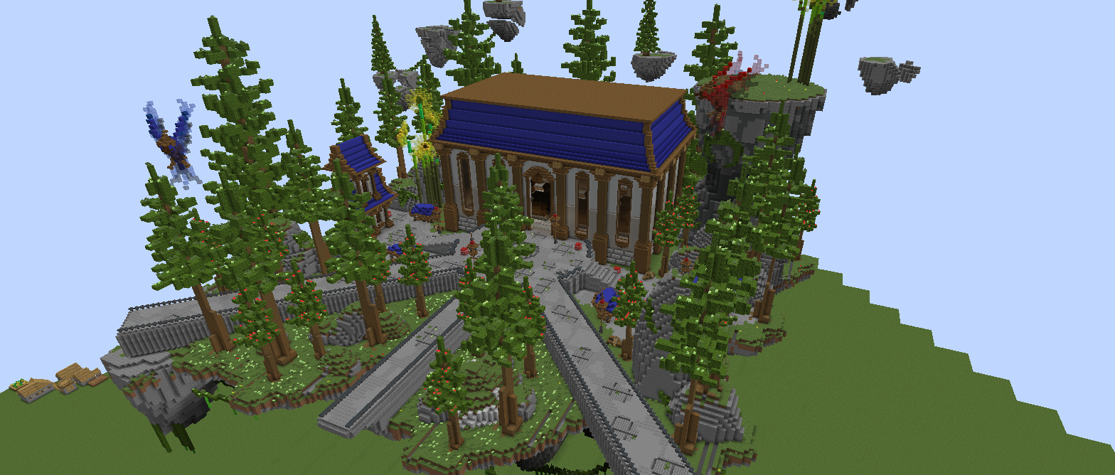 Blue floating Spawn | BuiltByBit