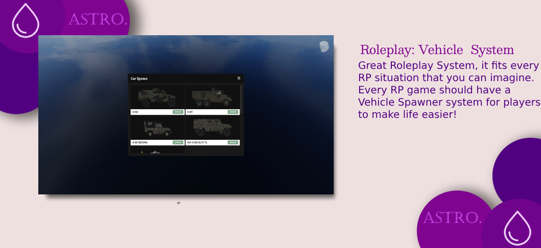 Vehicle Spawner | BuiltByBit