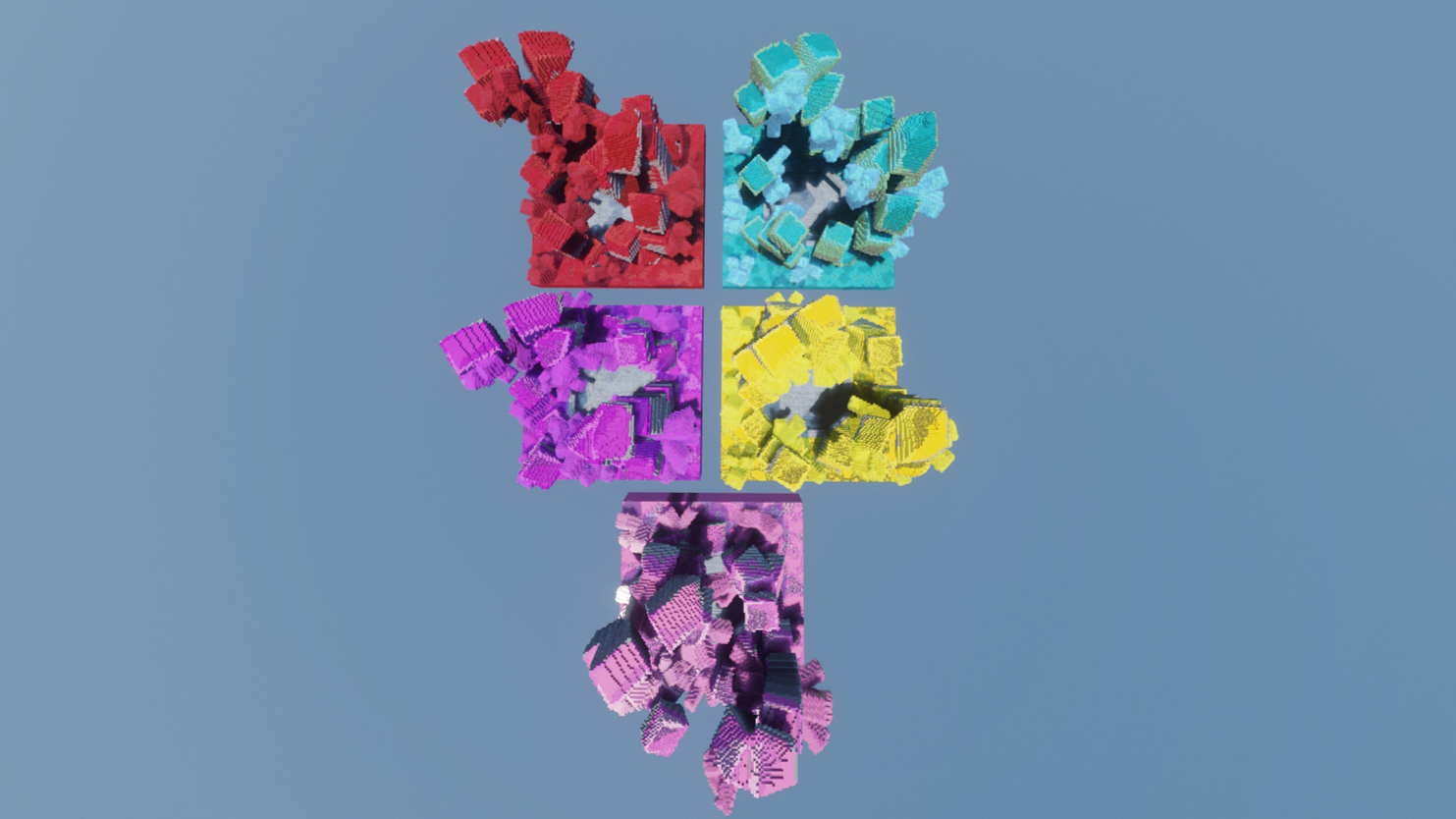 PvP Arenas | 5 Colored Arenas 67x67 | BuiltByBit