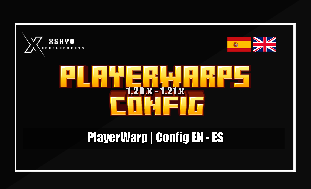 PlayerWarp | Config EN - ES | BuiltByBit