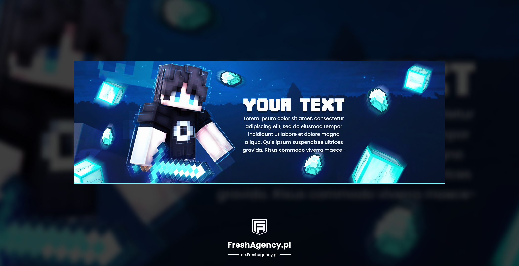 Server Announcements Banner Template V2 | BuiltByBit