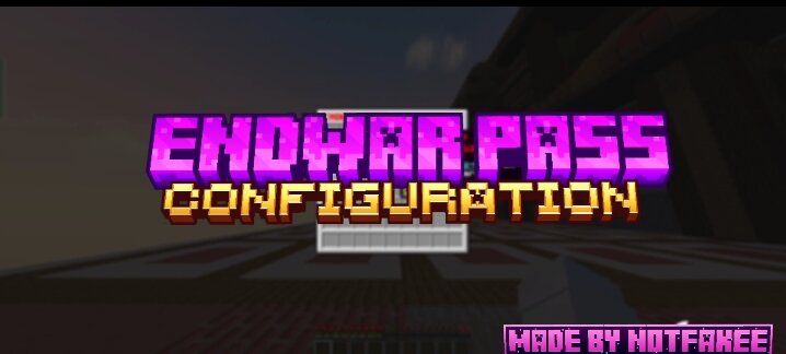 EndwarPass - Configuration | BuiltByBit