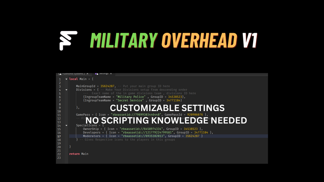 Military Overhead V1 | BuiltByBit
