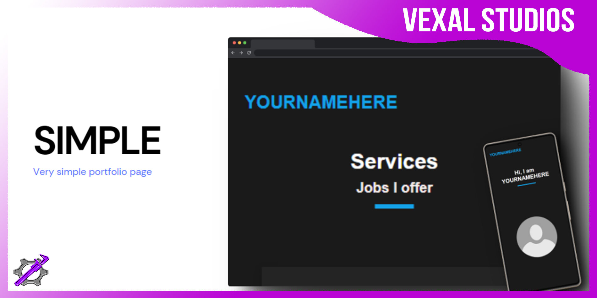 Simple Portfolio Page | BuiltByBit
