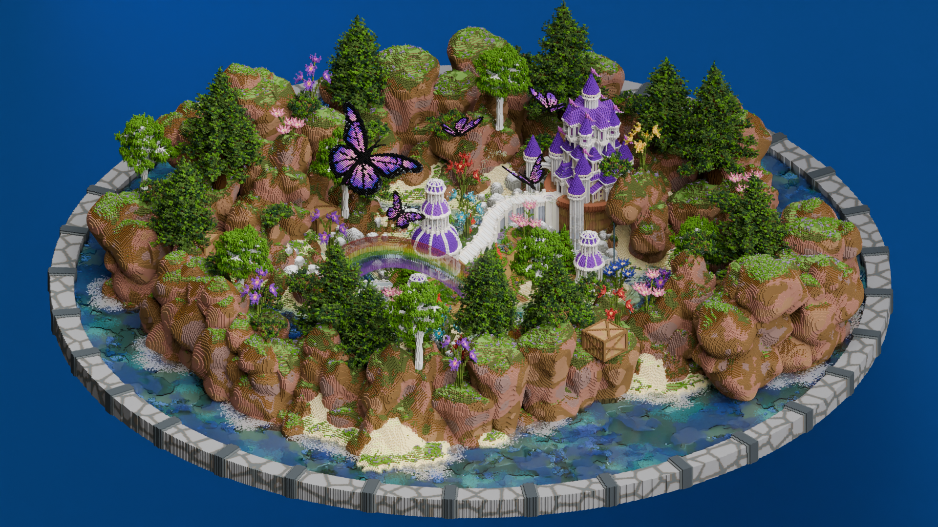 Spawn | 600x600 | Butterfly Castle | BuiltByBit