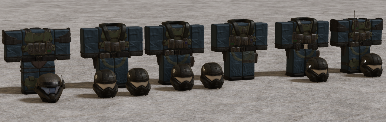 Navy Sci-Fi Morphs Pack | BuiltByBit