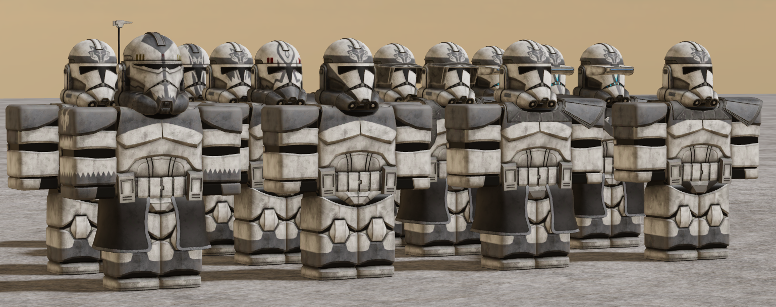 Clone Wars 104th Battalion Morphs Pack | BuiltByBit