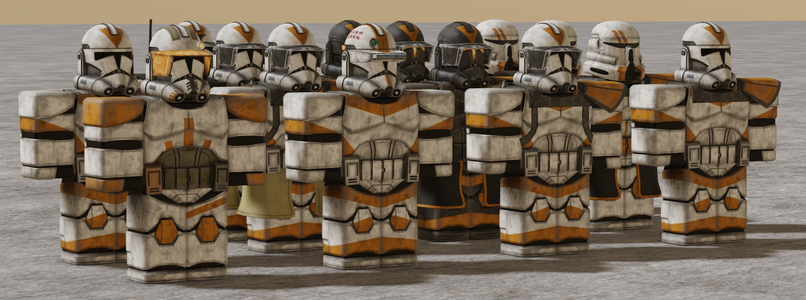 Clone Wars 212th Attack Battalion Morphs | BuiltByBit