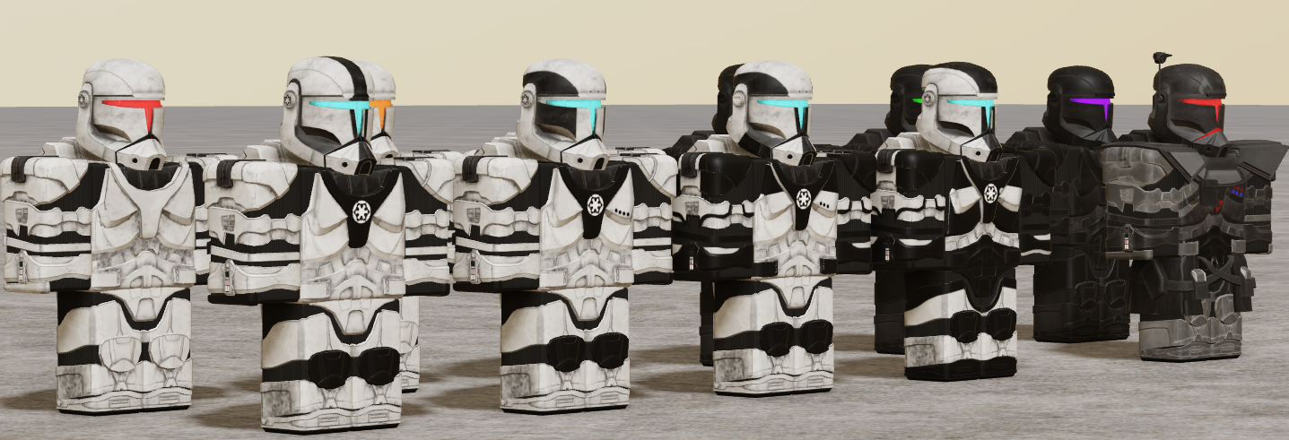 Clone Wars Imperial Commandos Morphs | BuiltByBit