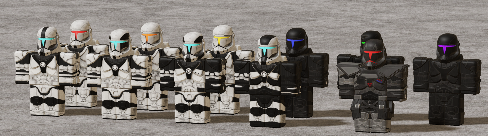 Clone Wars Imperial Commandos Morphs | BuiltByBit
