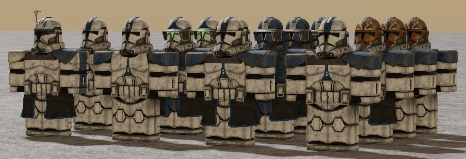 Clone Wars 501st Legion Morphs Pack | BuiltByBit